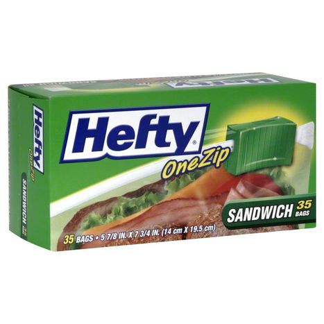 Buy HEFTY OneZip Sandwich Bags Online | Mercato