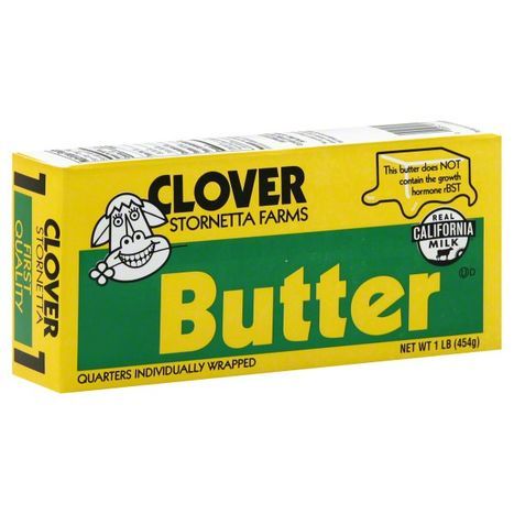 Buy Clover Butter, Salted, Sweet Cream - 4 Each Online | Mercato